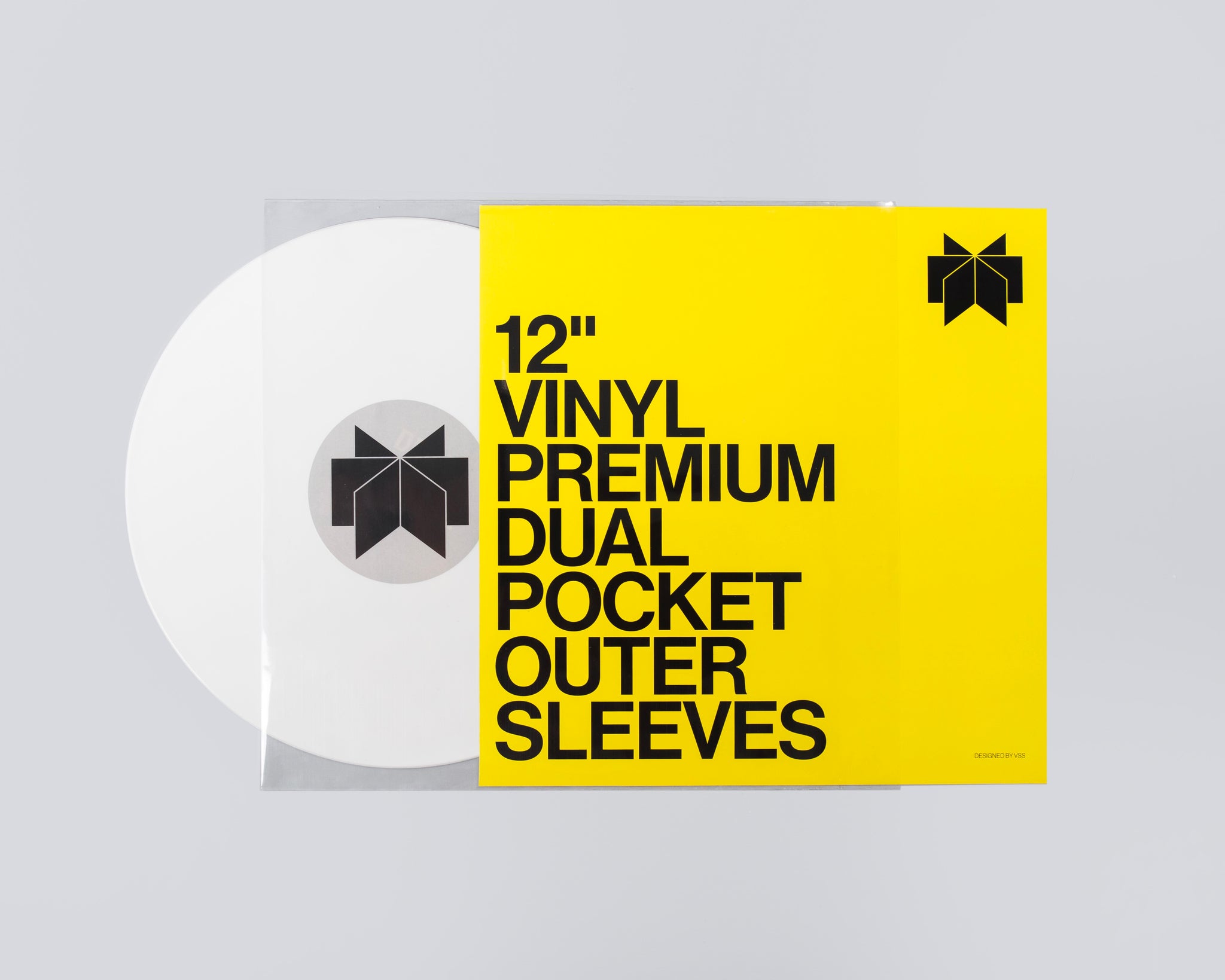 12" Dual Pocket Outer Sleeves – Mint Sleeves